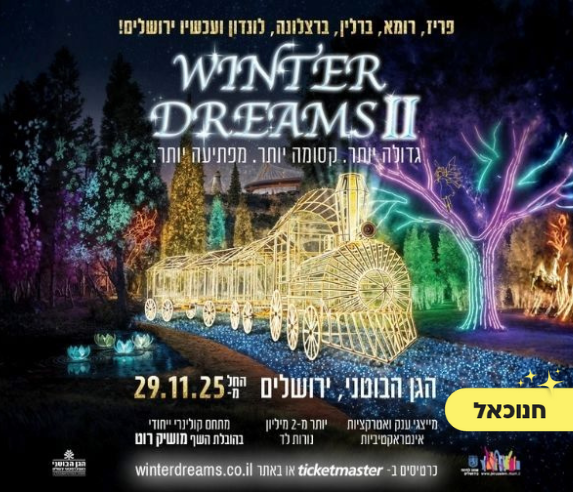 חנות החוויות של Cal - WINTER DREAMS II - תערוכת האורות